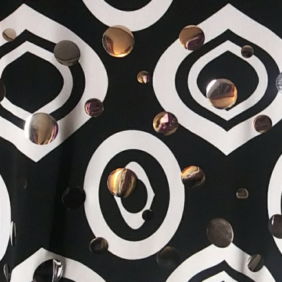 only nine | Tops | Only Nine 3x Womans Black White 34 Sl V Neck Top ...